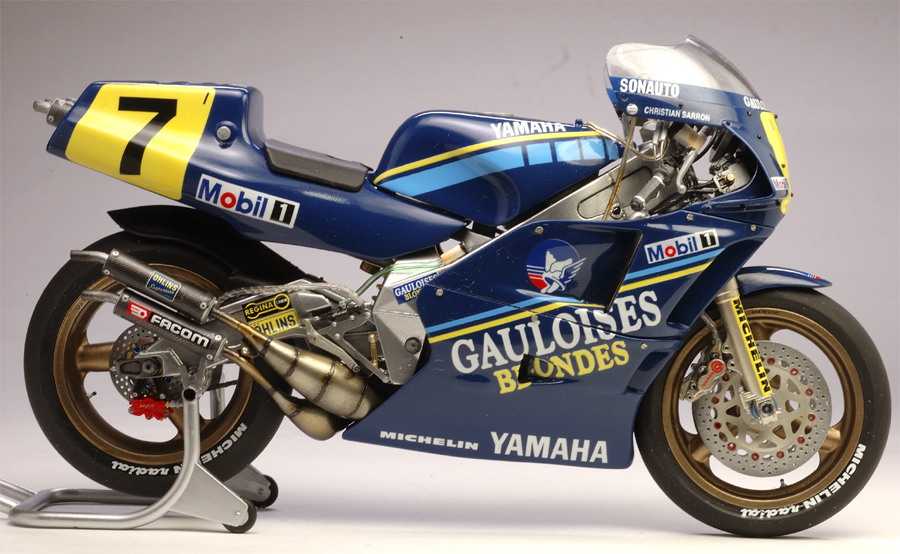 Racing Scale Models: Yamaha YZR 500 C.Sarron 1988 by Utage Factory ...