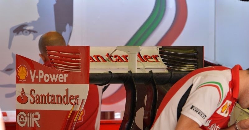 Bite Size Tech: Ferrari rear wing support pylon(s), Y100 winglet ...