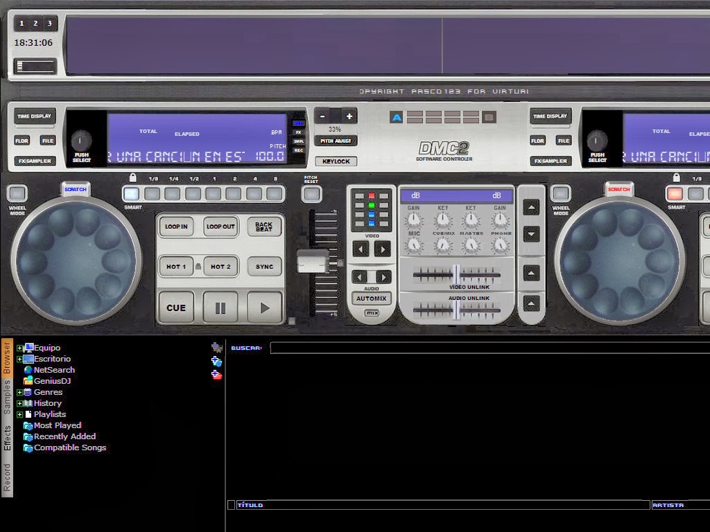 skin vdj: Numark DMC2 3.1 1280