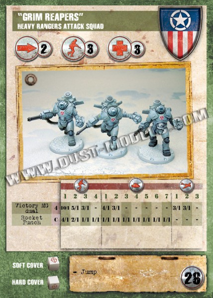 The War Continues: Dust: Cards