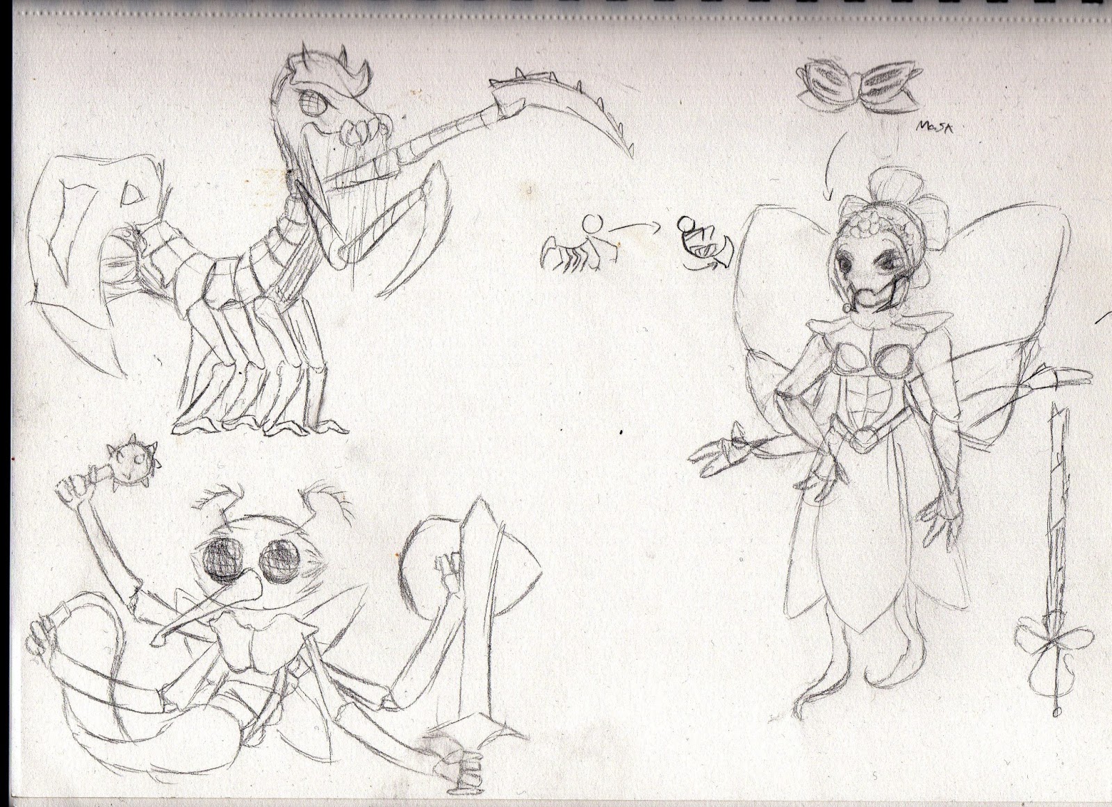 Brandon Jackson's Portfolio: Design Task: Insectoid Character