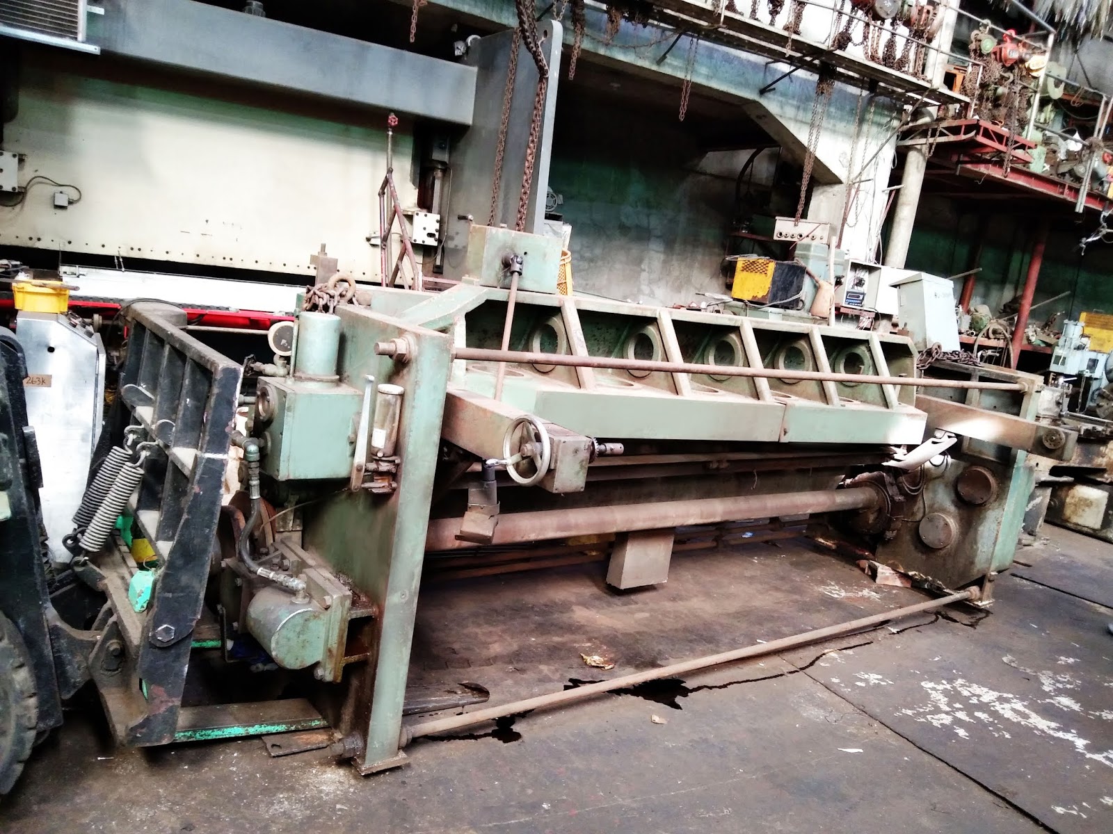 Products: Shear Cutter 10 feet 5mm Merit Ikuno Yamashina Cutting Machine