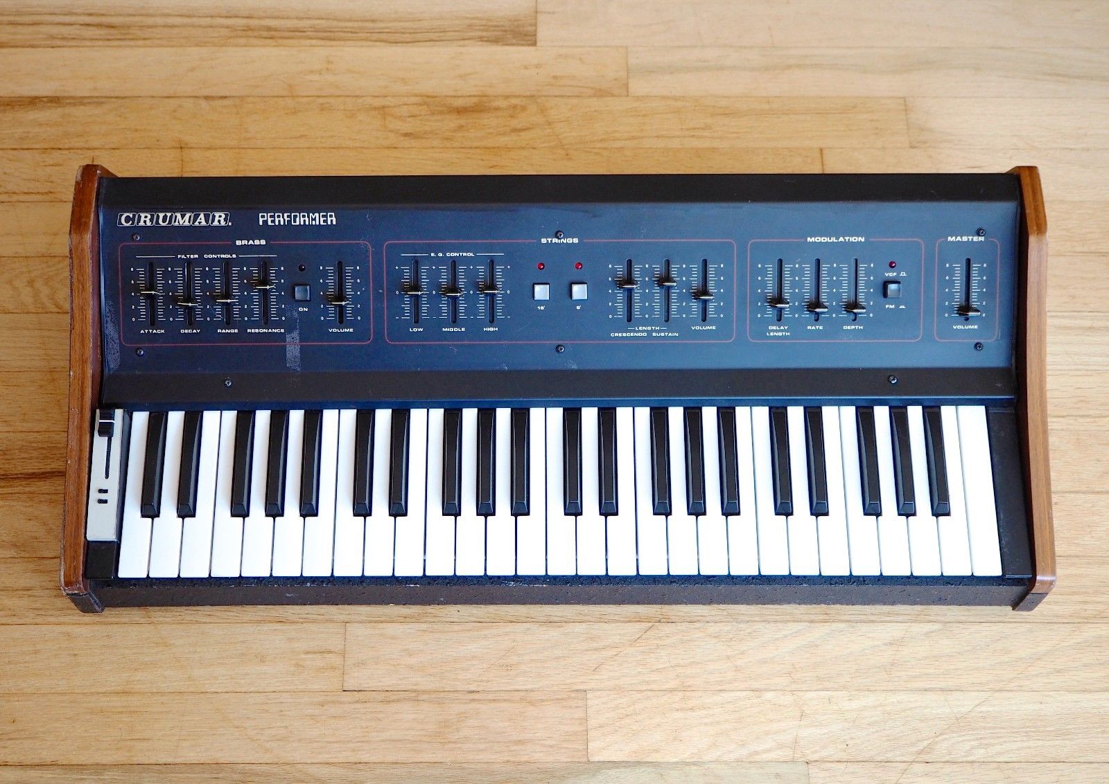 MATRIXSYNTH: 1970s Crumar Performer Vintage Analog Synthesizer Strings ...