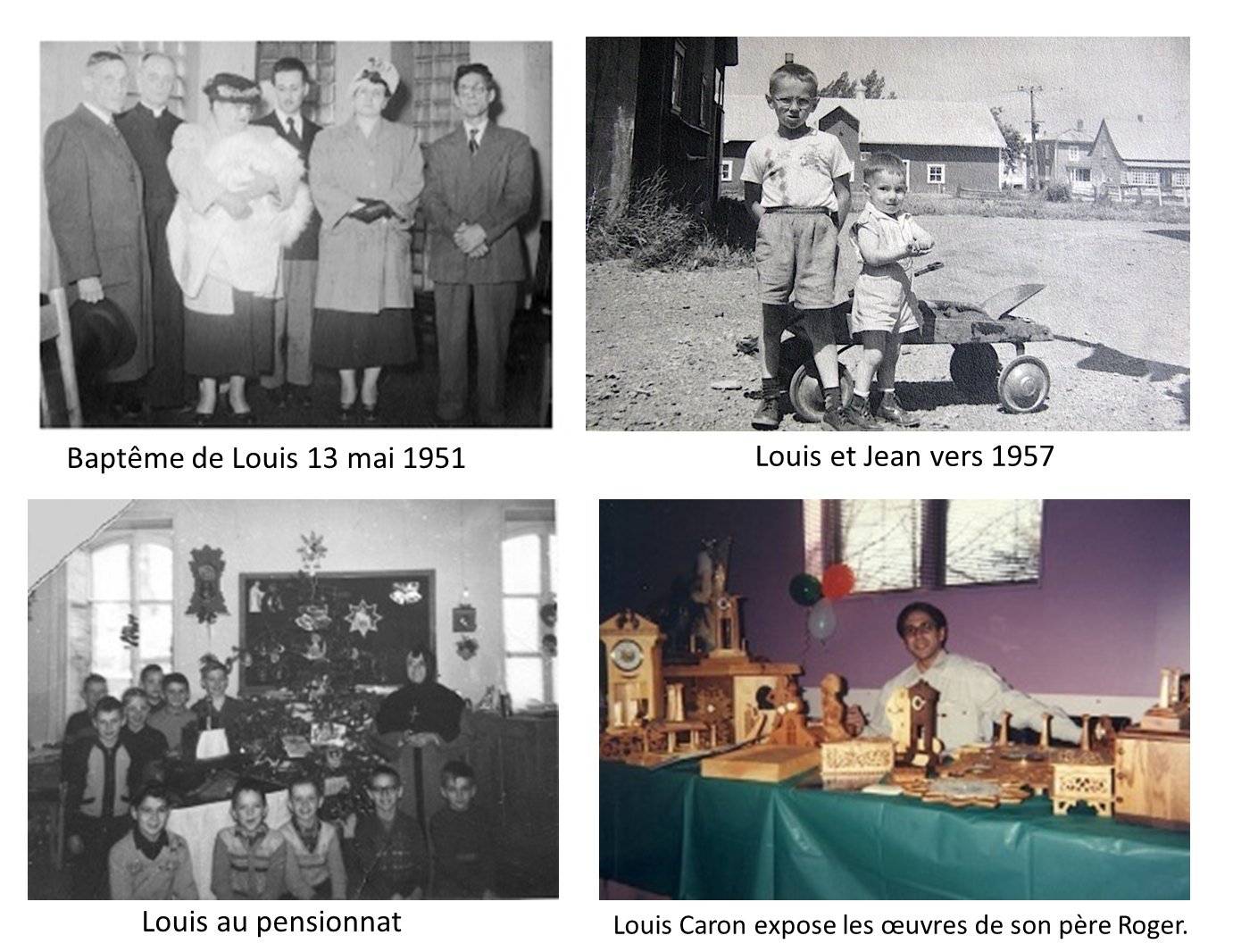 Familles Caron: Souvenirs de Roland et Louis Caron