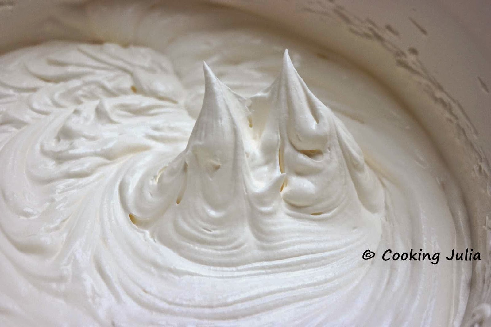 COOKING JULIA : CRÈME CHANTILLY AU MASCARPONE