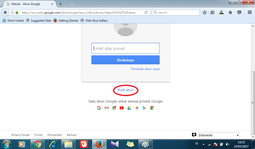 Cara Membuat Akun Google di Pc dan Laptop - BGaming