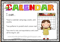 Kindergarten Lifestyle: Calendar Mania and Freebies!!!