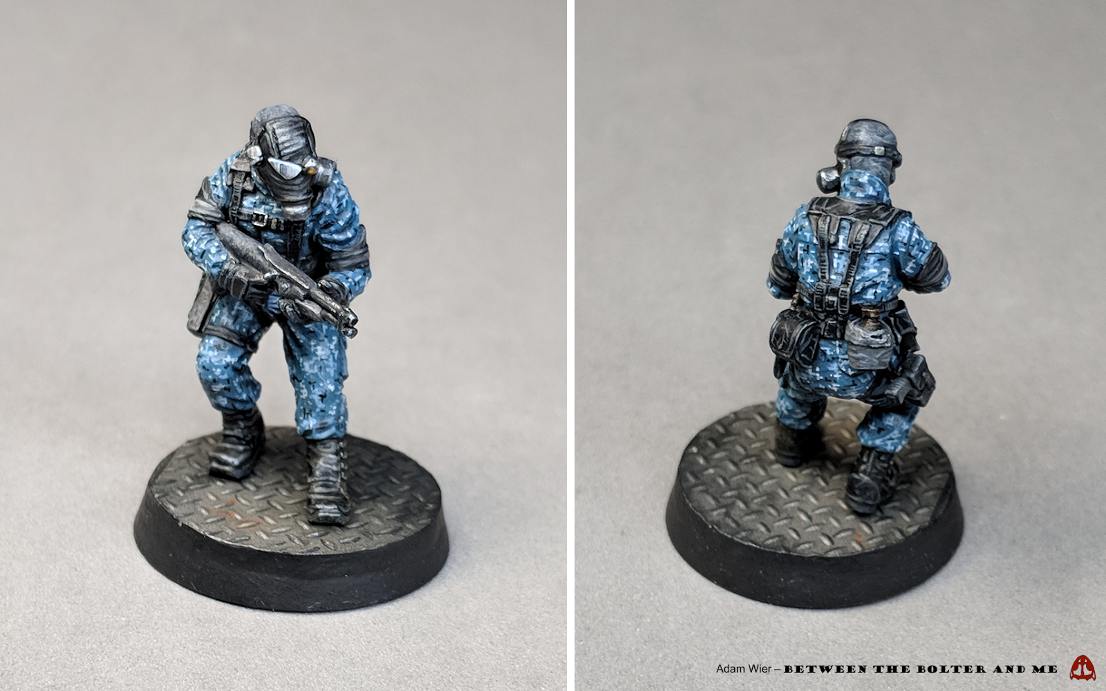 Between the Bolter and Me: Imperial Guard: Painting a close quarters ...