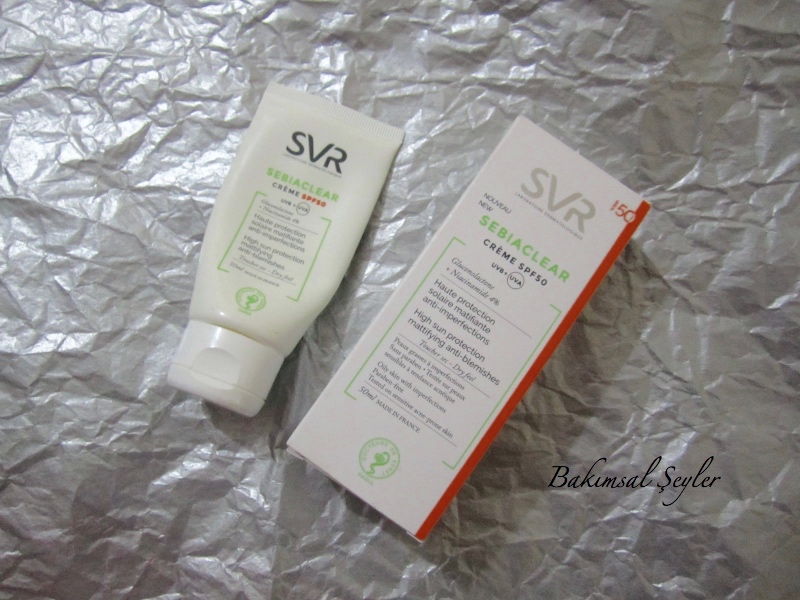 Bakımsal Şeyler: SVR Sebiaclear Creme SPF 50