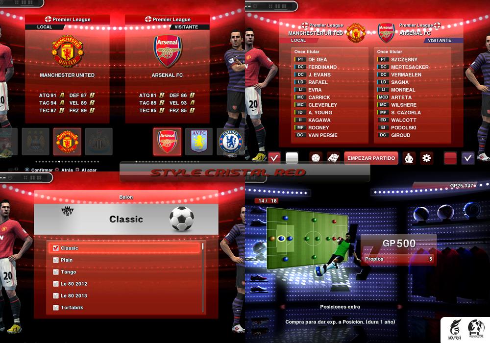 Pacote de estilos de menus - PES 2013 • Brazilians W-Patchs