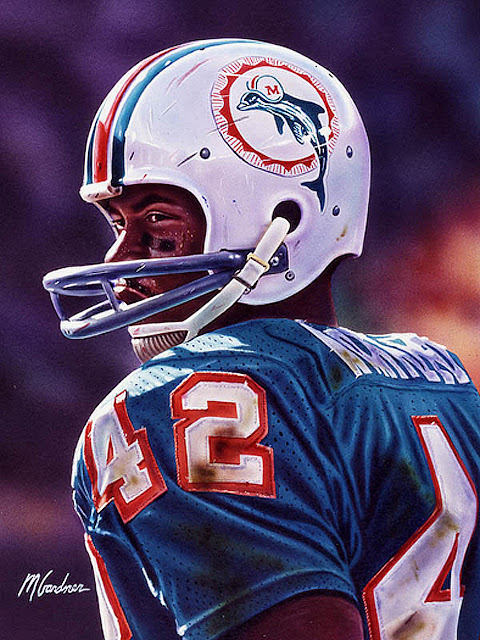 Pro Football Journal Presents: NFL Art: Paul Warfield by Mark Gardener