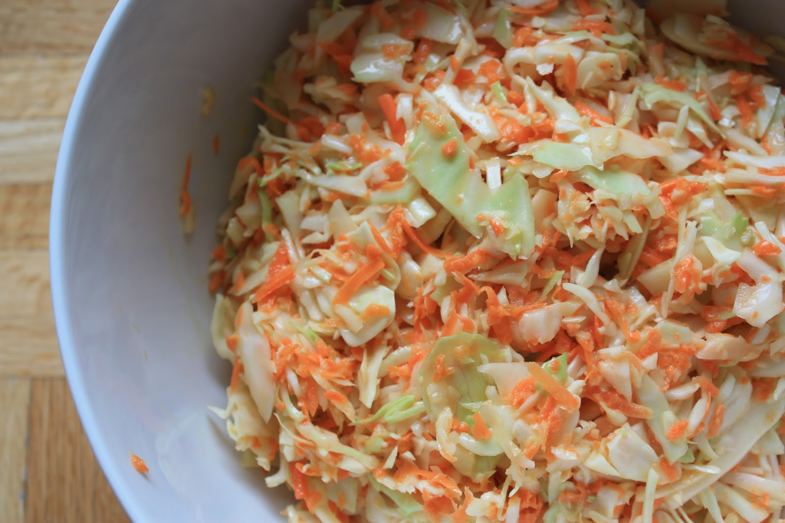 Two Minds Cook Alike: Light and simple coleslaw salad