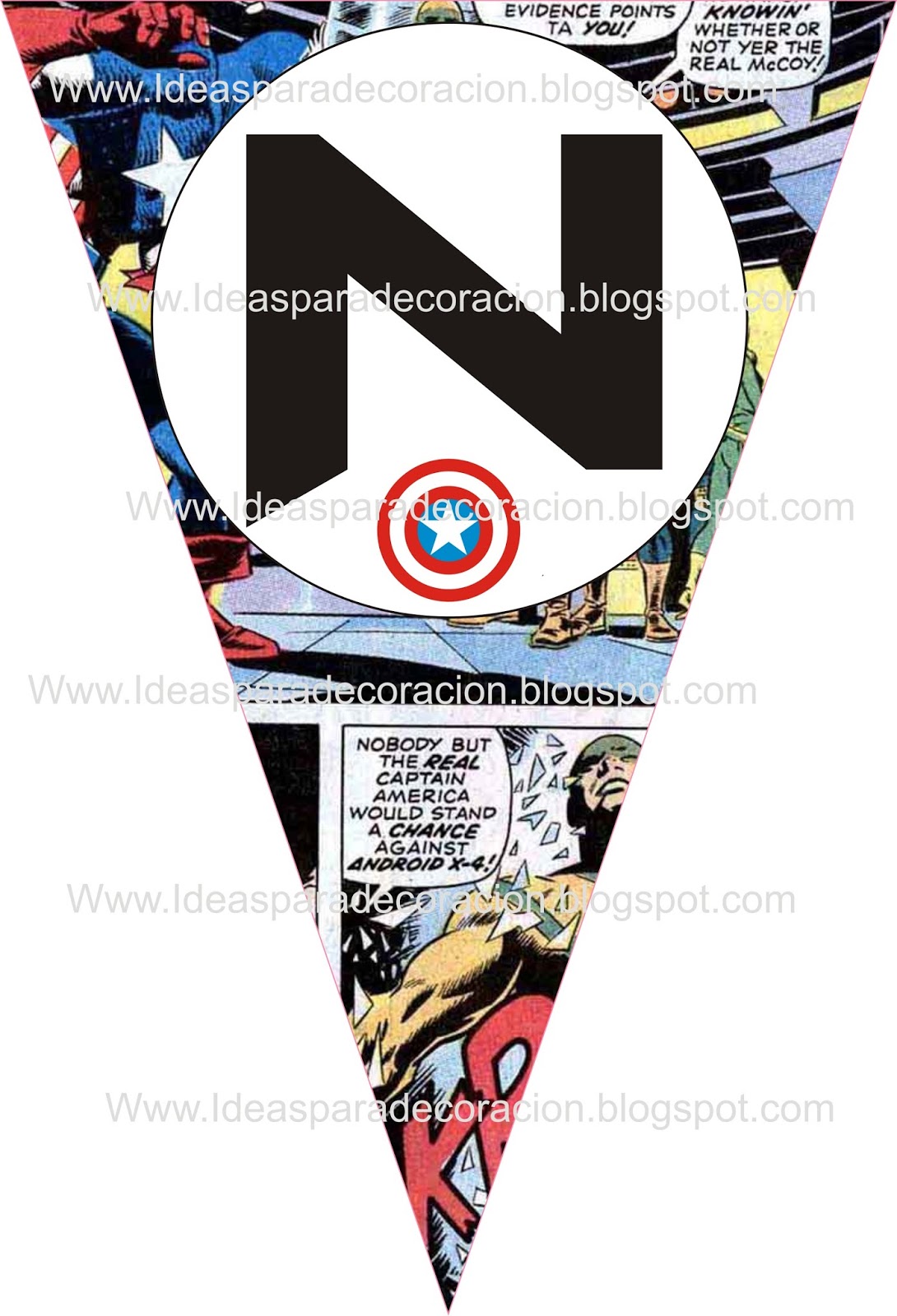 Ideas para la decoración de Fiestas Infantiles: Kit superheroes