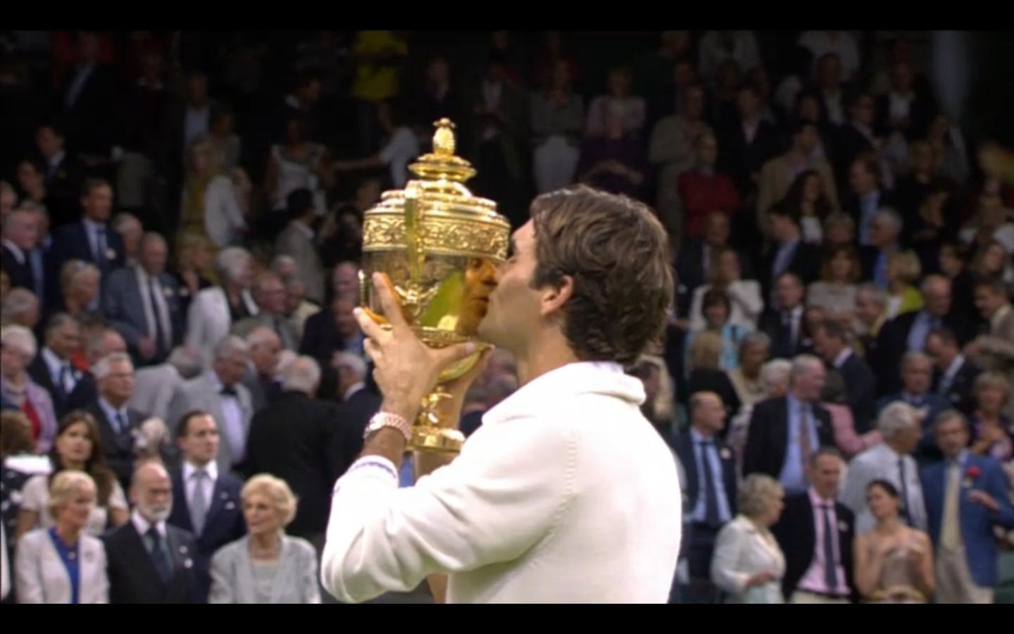 The King is Back - Roger Federer with 7th Wimbledon Title