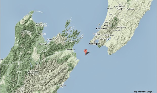 Sciency Thoughts: Magnitude 4.7 Earthquake under Cook Straight, New ...