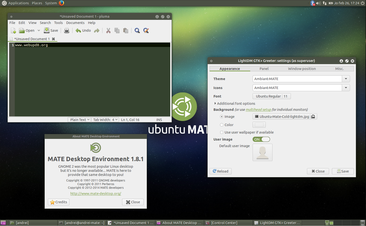 Ubuntu MATE 15.04 Vivid Vervet Beta 1 Released, Gets Official Ubuntu ...
