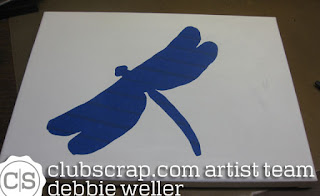 DebDuzScrappin: Dragonfly Melted Crayon art