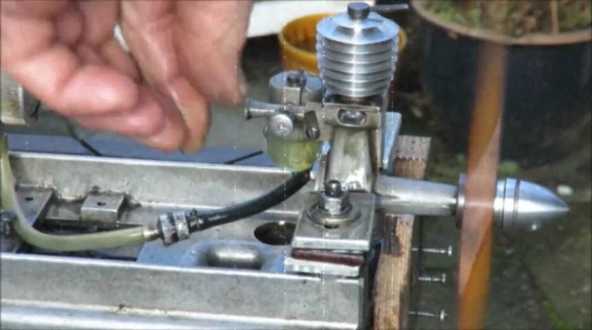 Vintage Model Airplane Engines Running: 1946 Italian MOVO D-2 Diesel