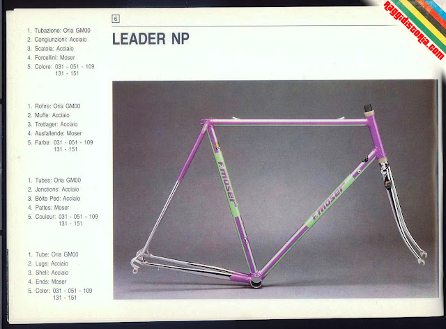 Raggi di Storia: Moser Leader CC 1989 oggi ! 51.151 Fixed