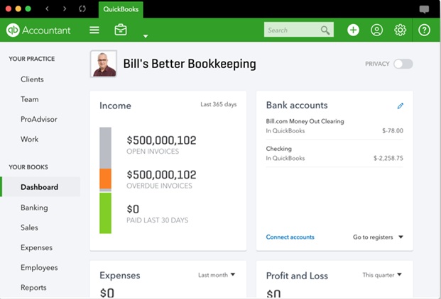 Intuit QuickBooks Support - Online Bill Pays - Account Management