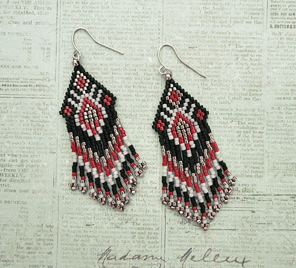 Linda's Crafty Inspirations: Native American Fringe Earrings #46 ...