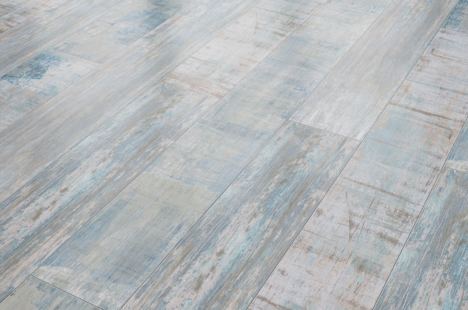 Karo Parke Laminat: Mavi Yesil Beyaz Patina Laminat Parke