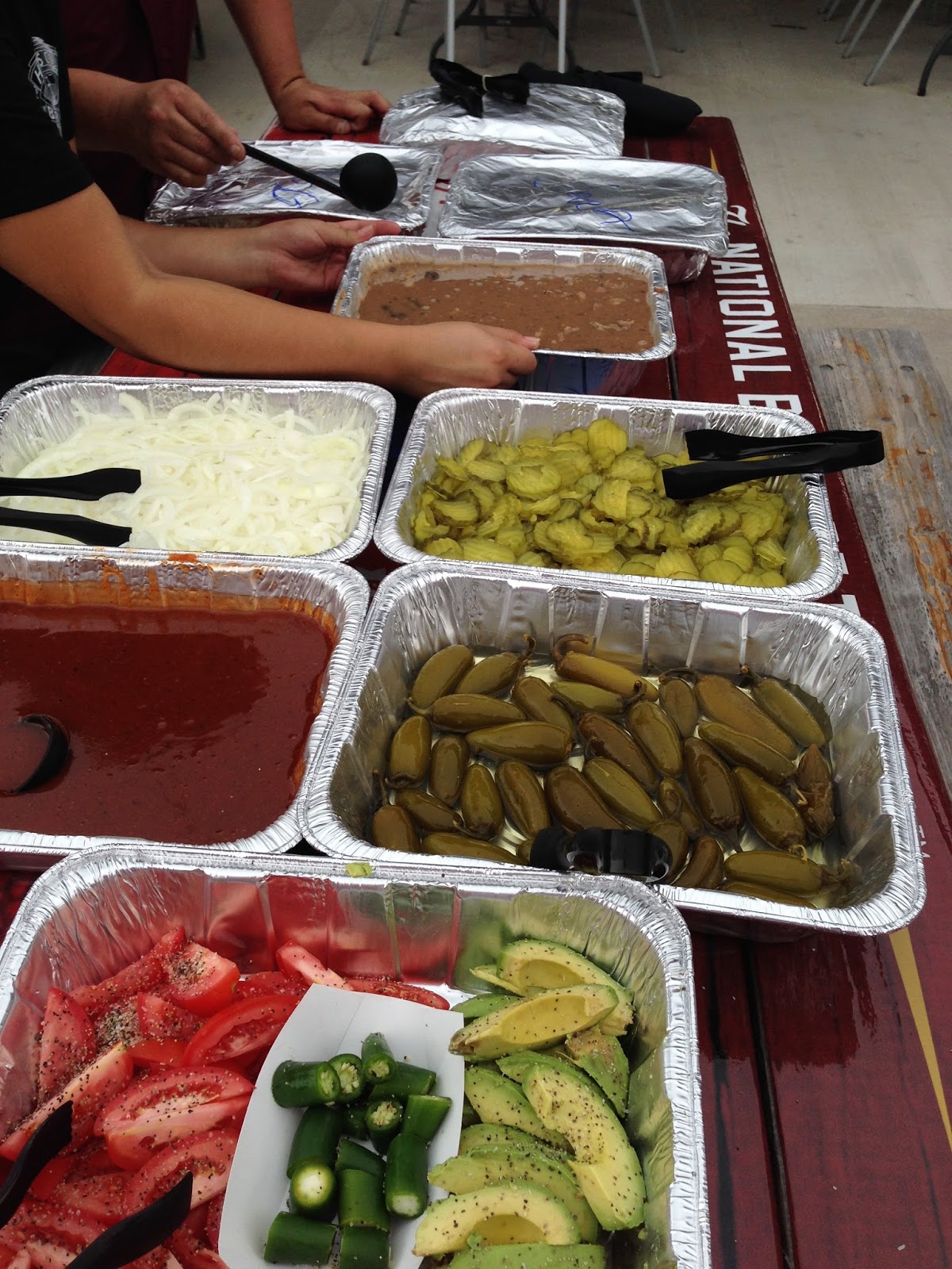 Man Up: Tales of Texas BBQ™: Big ol' BBQ spread at Hays County