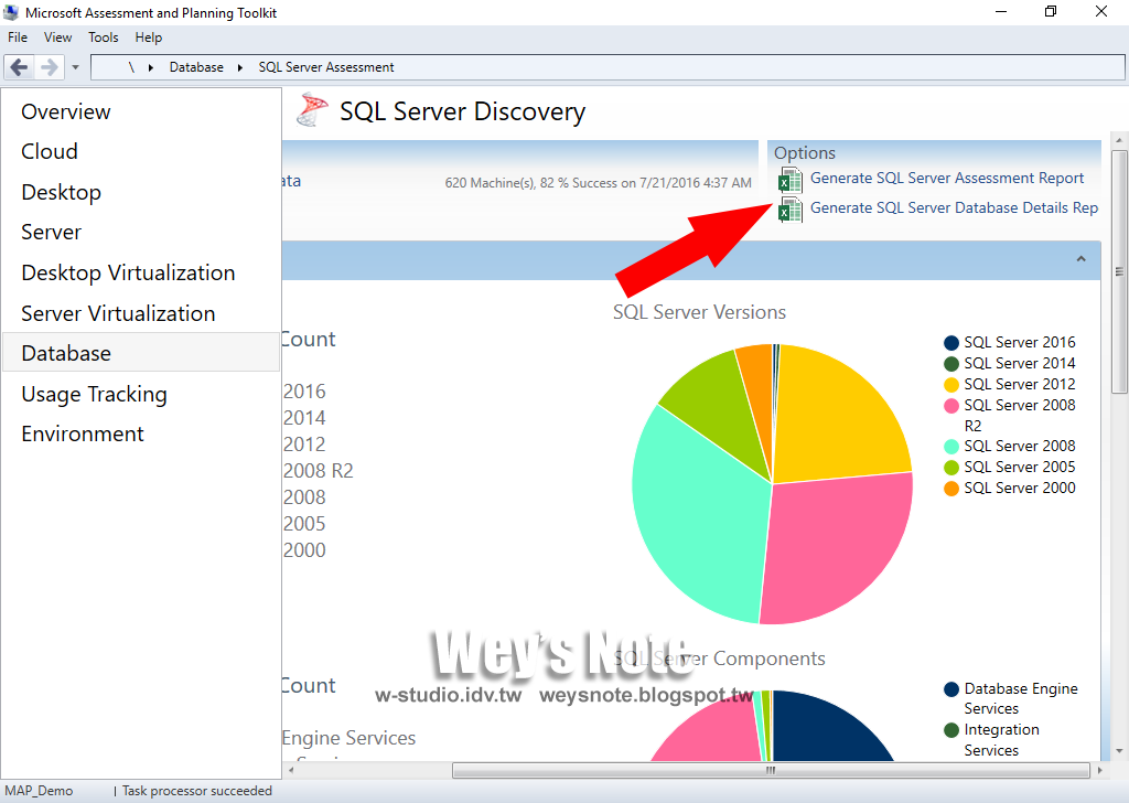 Wey's note: 安裝及使用MAP (Microsoft Assessment and Planning Toolkit)