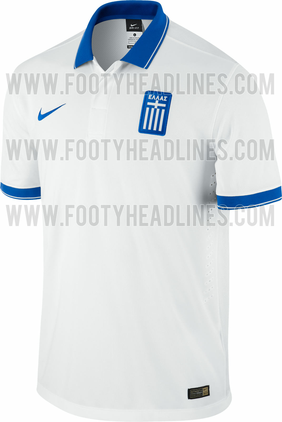 Greece 2014 World Cup Home and Away Kits Released - Footy Headlines