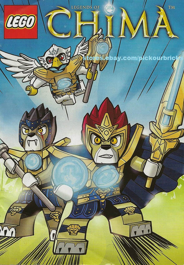 LEGO Legends of Chima Magazine Comics Characters Primary Issue Clean ...
