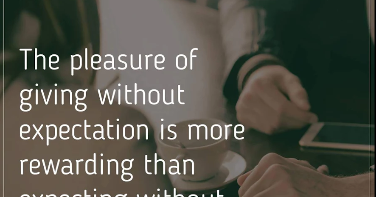 Satsangati: Giving without Expectation