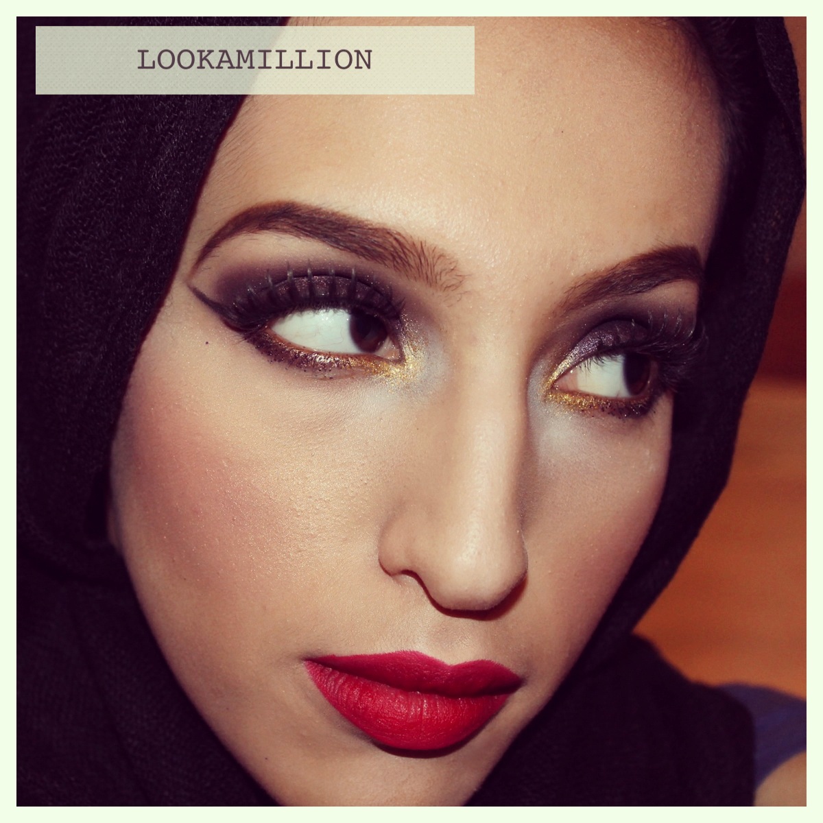 Lookamillion Festive Makeup Ideas Purple Smokey Eyes