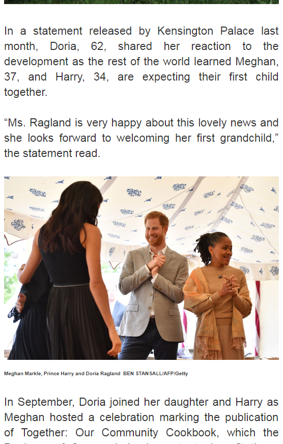 Meghan Markle's Mom, Doria Ragland, Will Not Be Moving to Her Daughter ...