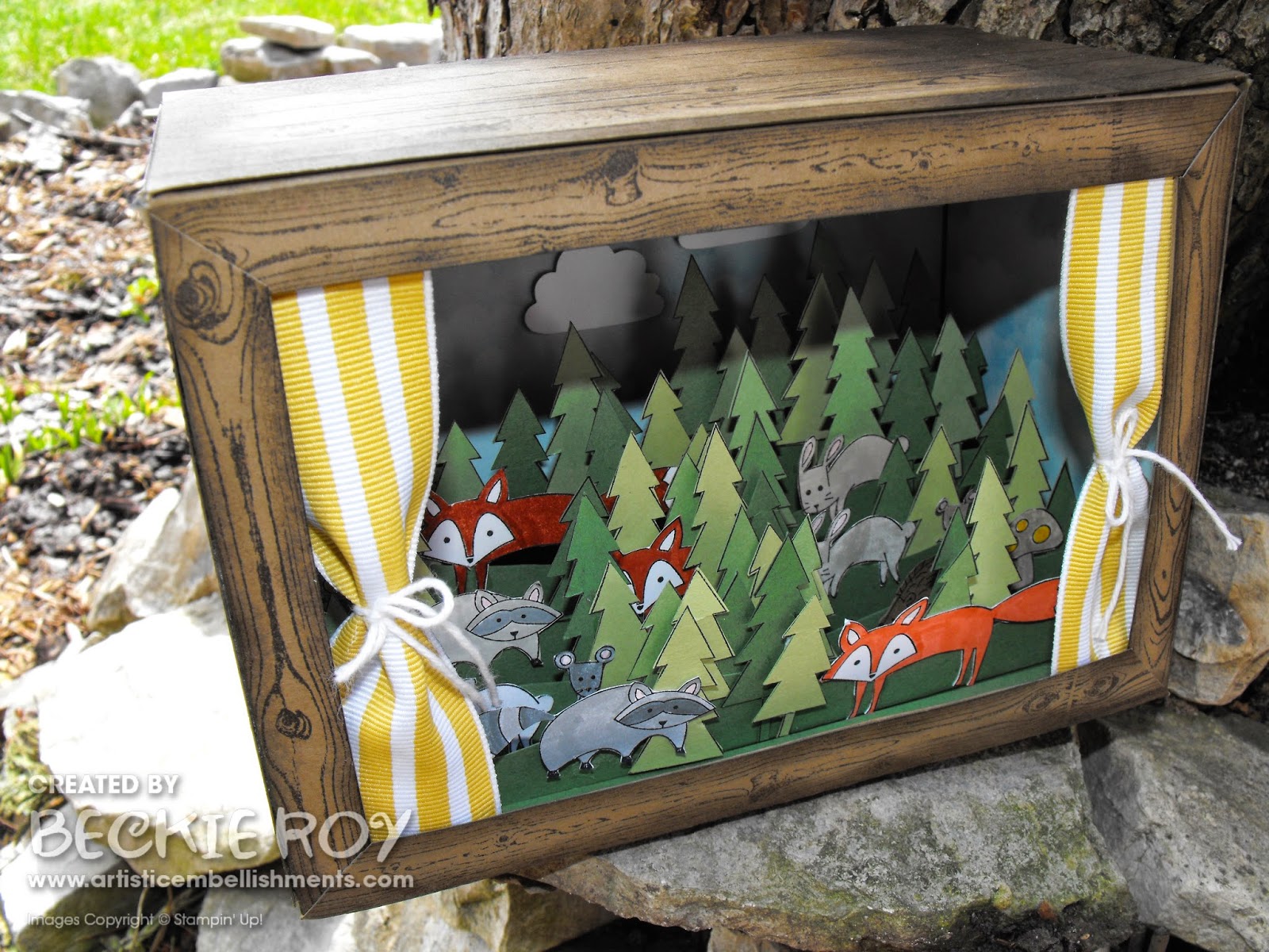 Artistic Embellishments: Life in the Forest Diorama