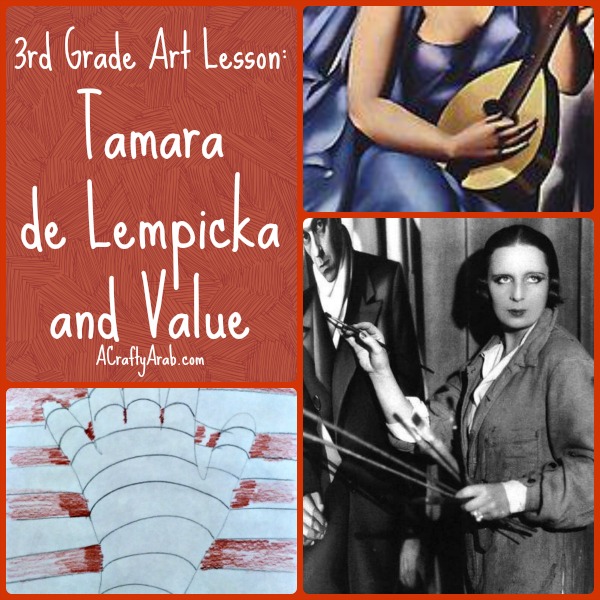 SaharaTulip: 3rd Grade Art Lesson: Tamara de Lempicka and Value