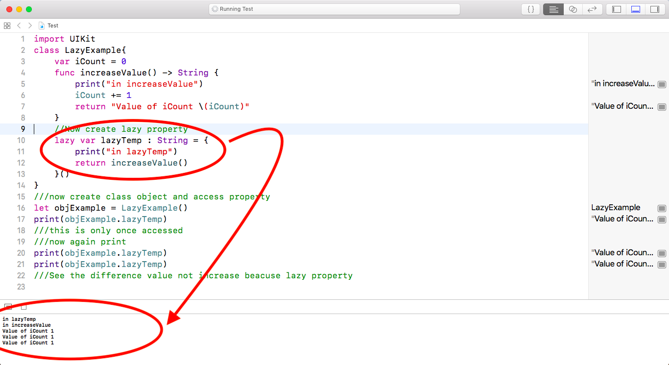 Ios Swift Lazy Properties