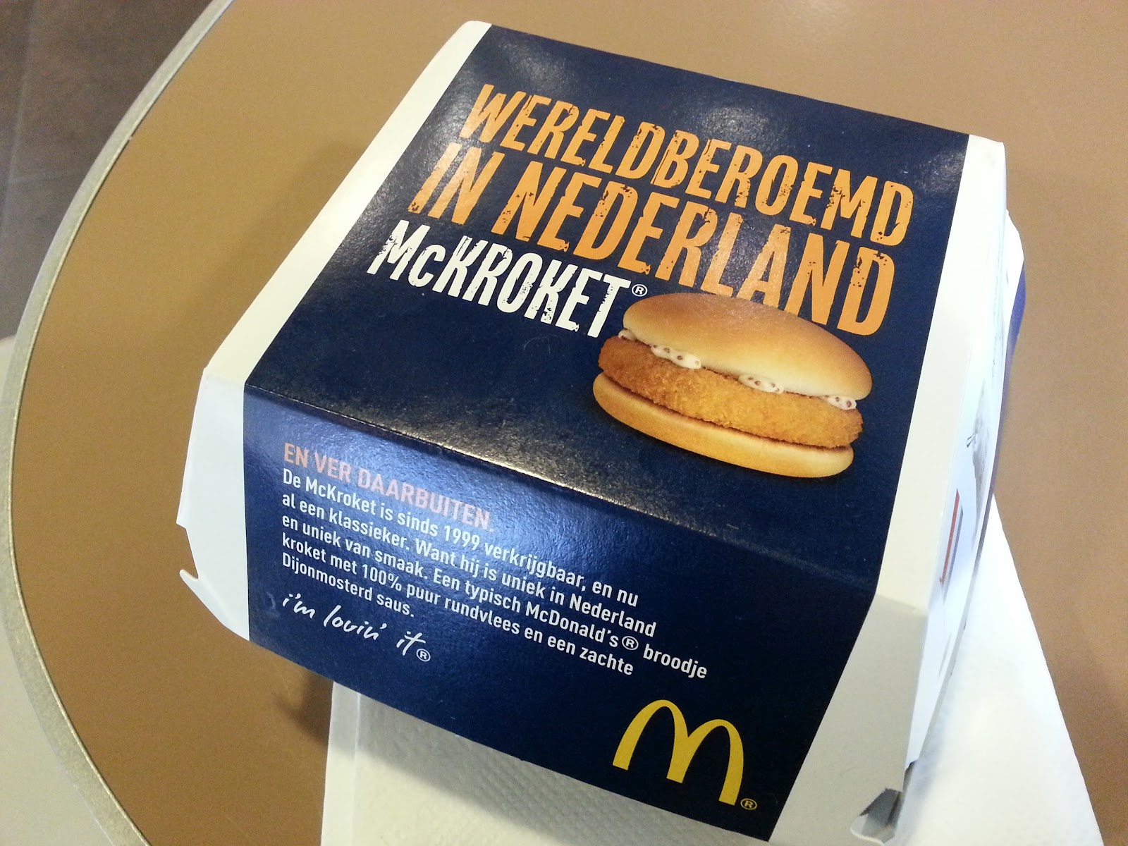The Netherlands - McDonalds menu that you can find only in this country ...