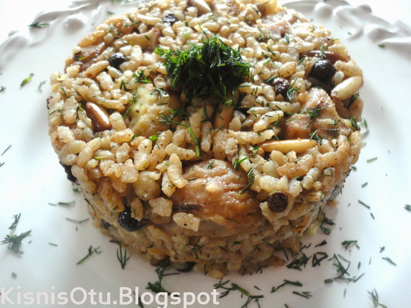 KESTANELİ İÇ PİLAV / Kişniş Otu