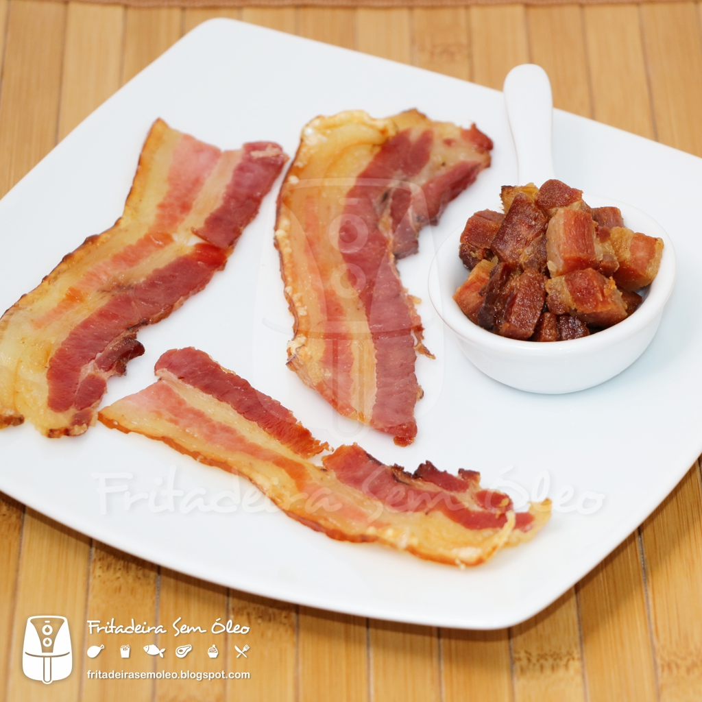 Bacon Frito na AirFryer | Fritadeira sem Óleo - Receitas AirFryer
