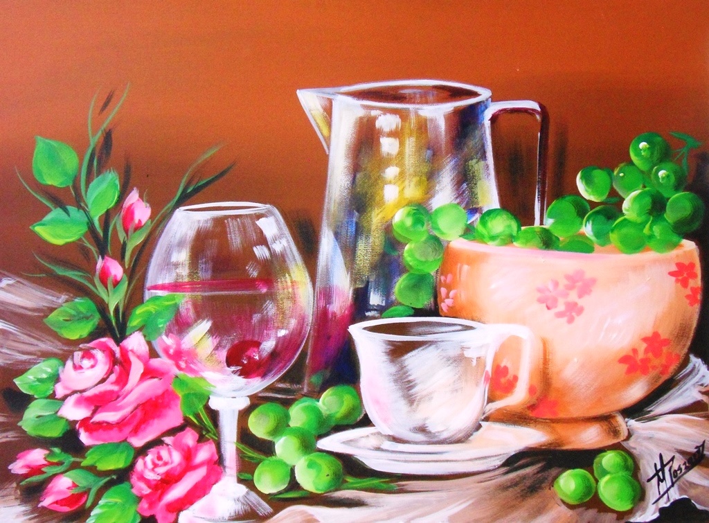 Historia y evolución de la pintura artística : Bodegón fácil de pintar