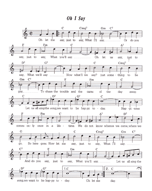 sharebywelovelb: เพลงพระราชนิพนธ์-Oh I say พร้อมโน๊ต และคอร์ดกีตาร์ pdf