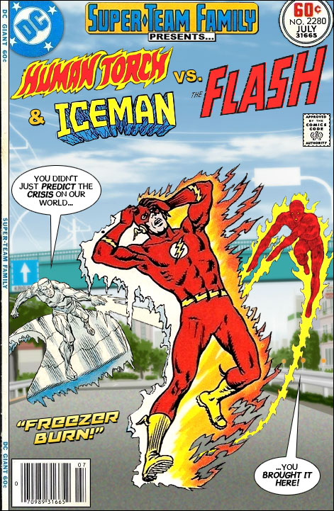 Super-Team Family: The Lost Issues!: Human Torch & Iceman Vs. The Flash