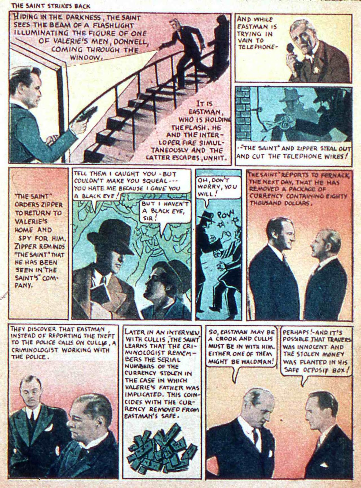 Four-Color Shadows: The Saint-Starring George Sanders-1939