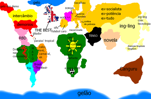 Mapa Mundi pra sua aula de geografia ~ É mais de 8000