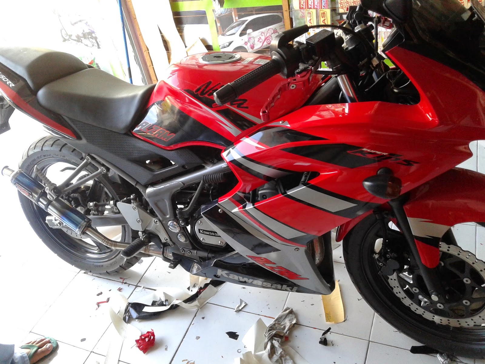 cutting sticker wrapping rayben denpasar bali: cutting sticker motor di ...