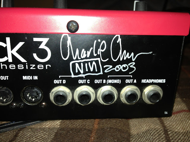 MATRIXSYNTH: NIN's Charlie Clouser Signed Nord Rack 3?