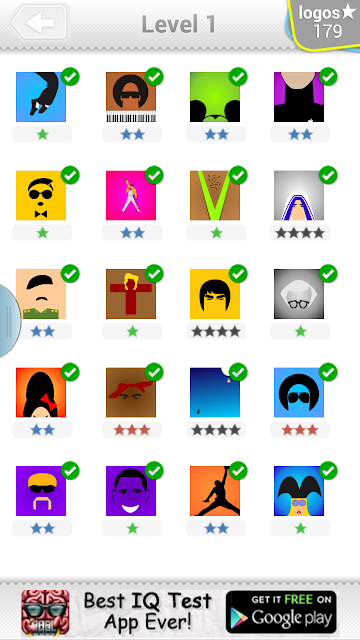 Word Quiz Geek: Pop Icon Quiz Level 1 Famous People
