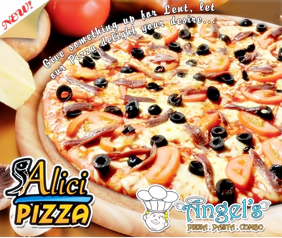 ANGEL'S PIZZA LENTEN OFFERING ~ Travel, Photographs and Lifestyle