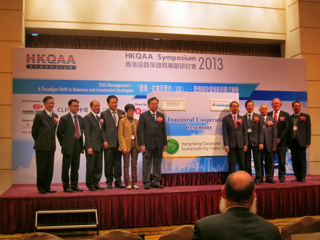Quality Alchemist (品質煉金術師): HKQAA Symposium 2013 - ESG Management