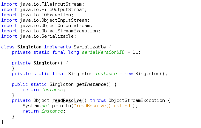 Java-Latte: Serialization in Java